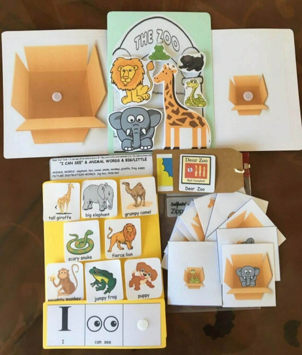 Dear Zoo 2 Word Level Picture Pack (no book)