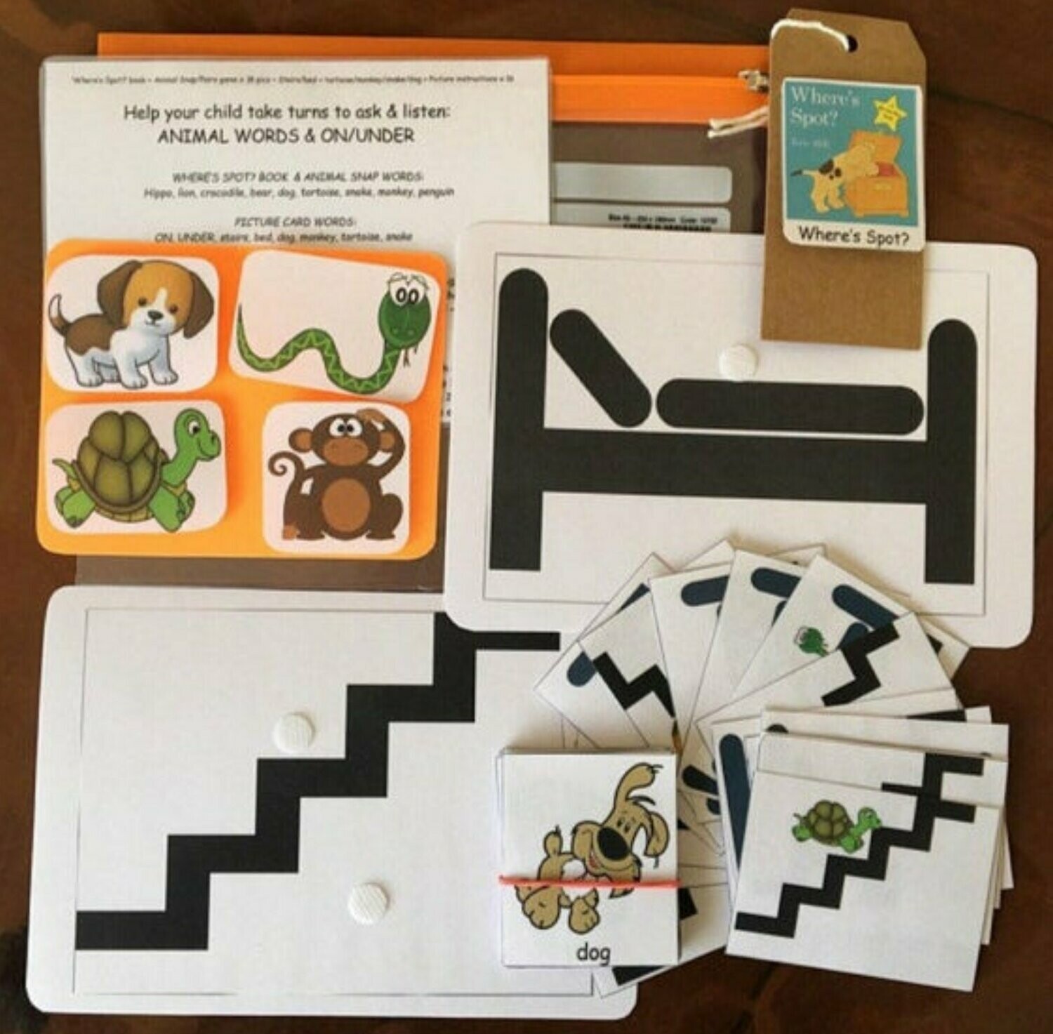 Where’s Spot 3 Word Level Picture Pack (no book)