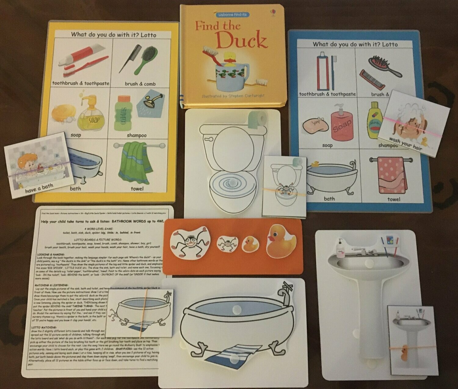 Find the Duck 4 Word Level Pack with Board Book
