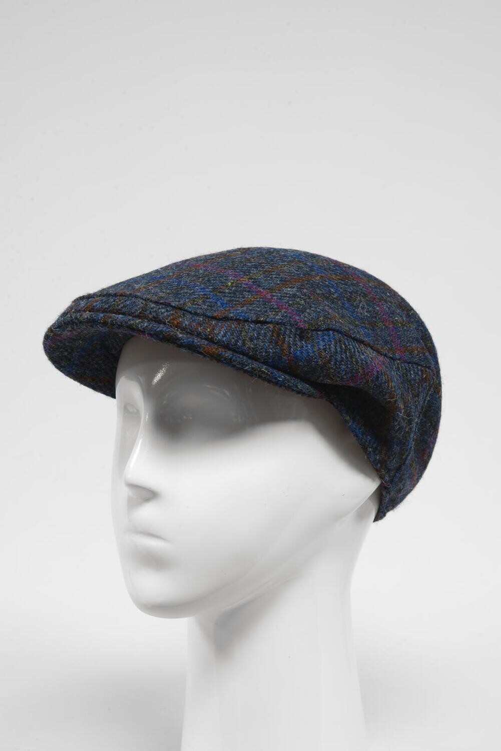 Harris Tweed Flat Cap | Navy/Pink Multi – Harris Tweed Flat Cap | Navy ...