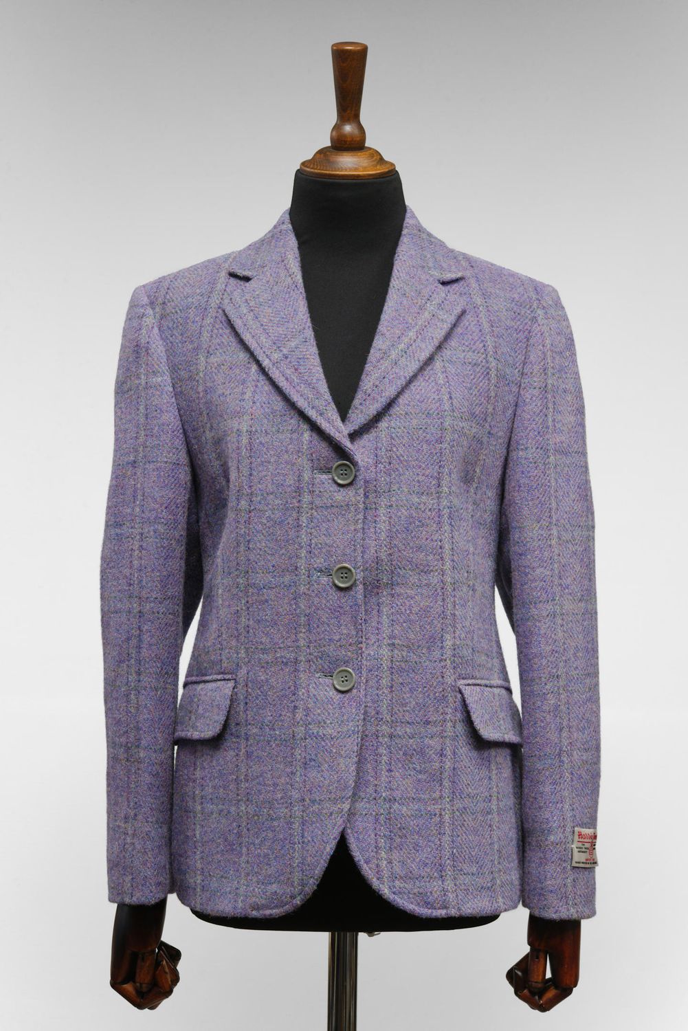 Harris Tweed Claire Jacket | Lilac Check – Harris Tweed Claire Jacket ...
