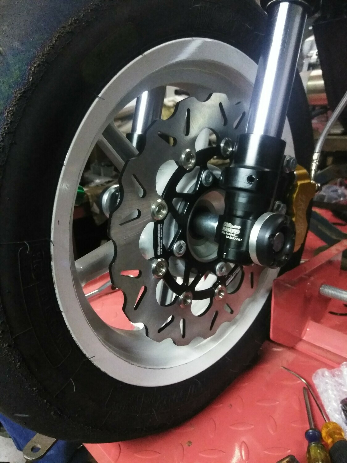 --SV Racing Parts | Store | KAYO MiniGP MR150R Big Brake Kit, with 4 ...