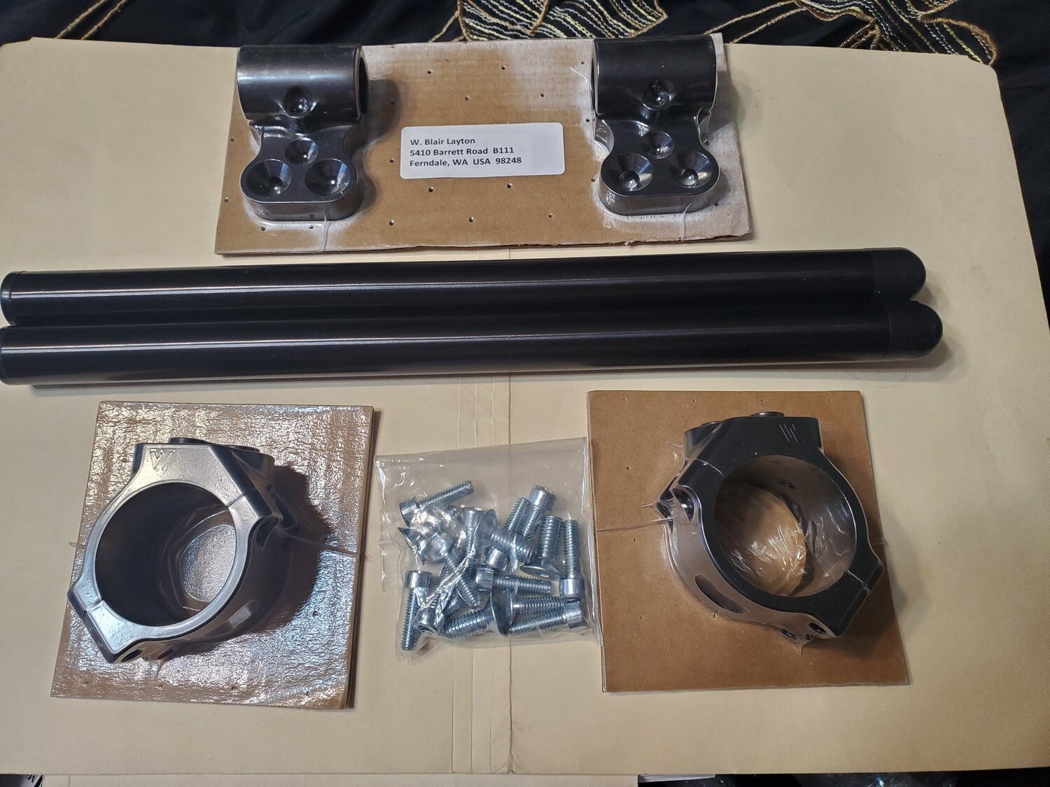 --SV Racing Parts | Store | KAYO - SVRP 45mm Clip On Clamps with 1.5 ...