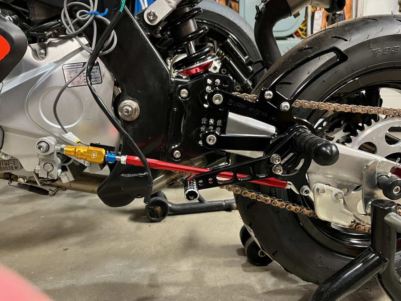 --SV Racing Parts | Store | MR150R Adjustable Black Rear Sets