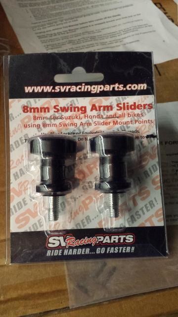 --SV Racing Parts | Store | 8mm Race Swing Arm Sliders with Spools