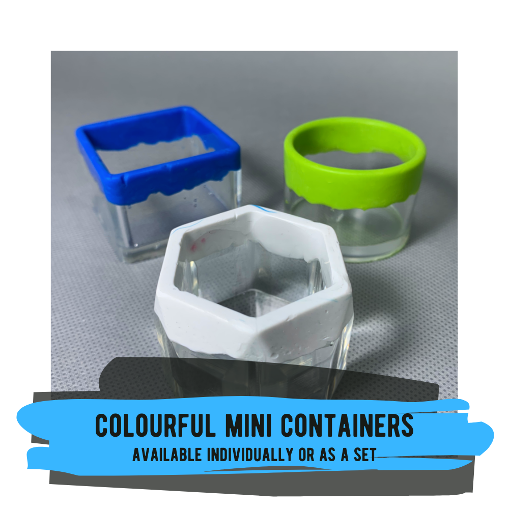 Colourful Mini Containers - Available Individually or in a Set