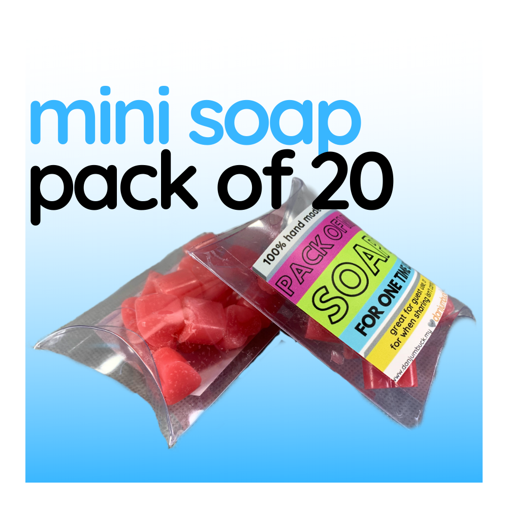 Mini Soap - One Pack of 20 Hearts