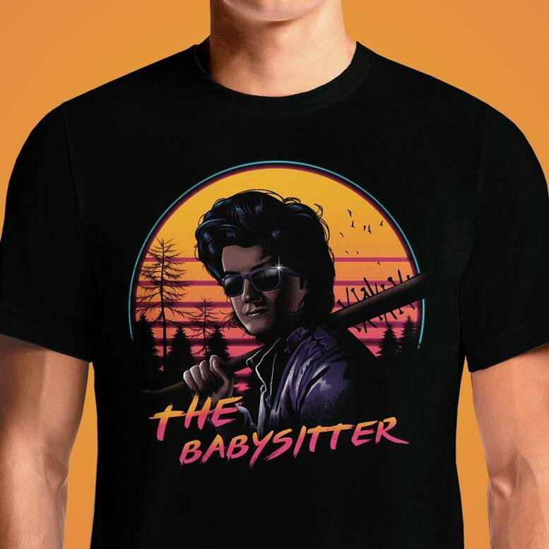 Steve Harrington Babysitter Stranger Things T-Shirt | OSOM India Men's ...