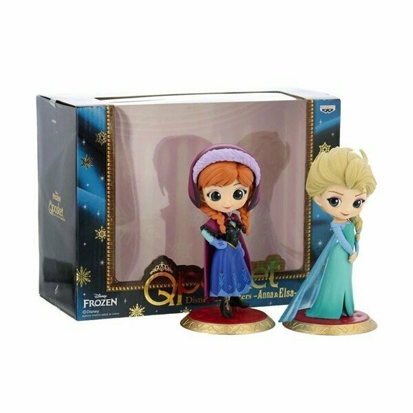Elsa & Anna Q Posket (Banpresto) Pack de 2 figuras - Frozen Disney