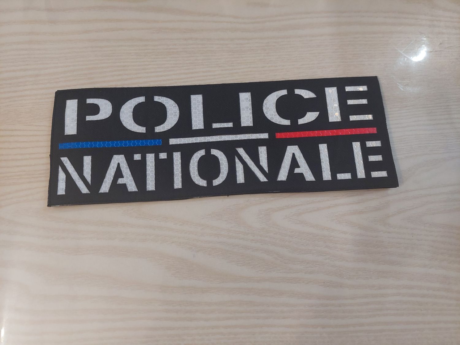 BANDEAUX LASER CUT REFLECHISSANT POLICE NATIONALE