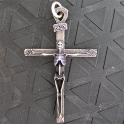 Skeleton Crucifix Pendant