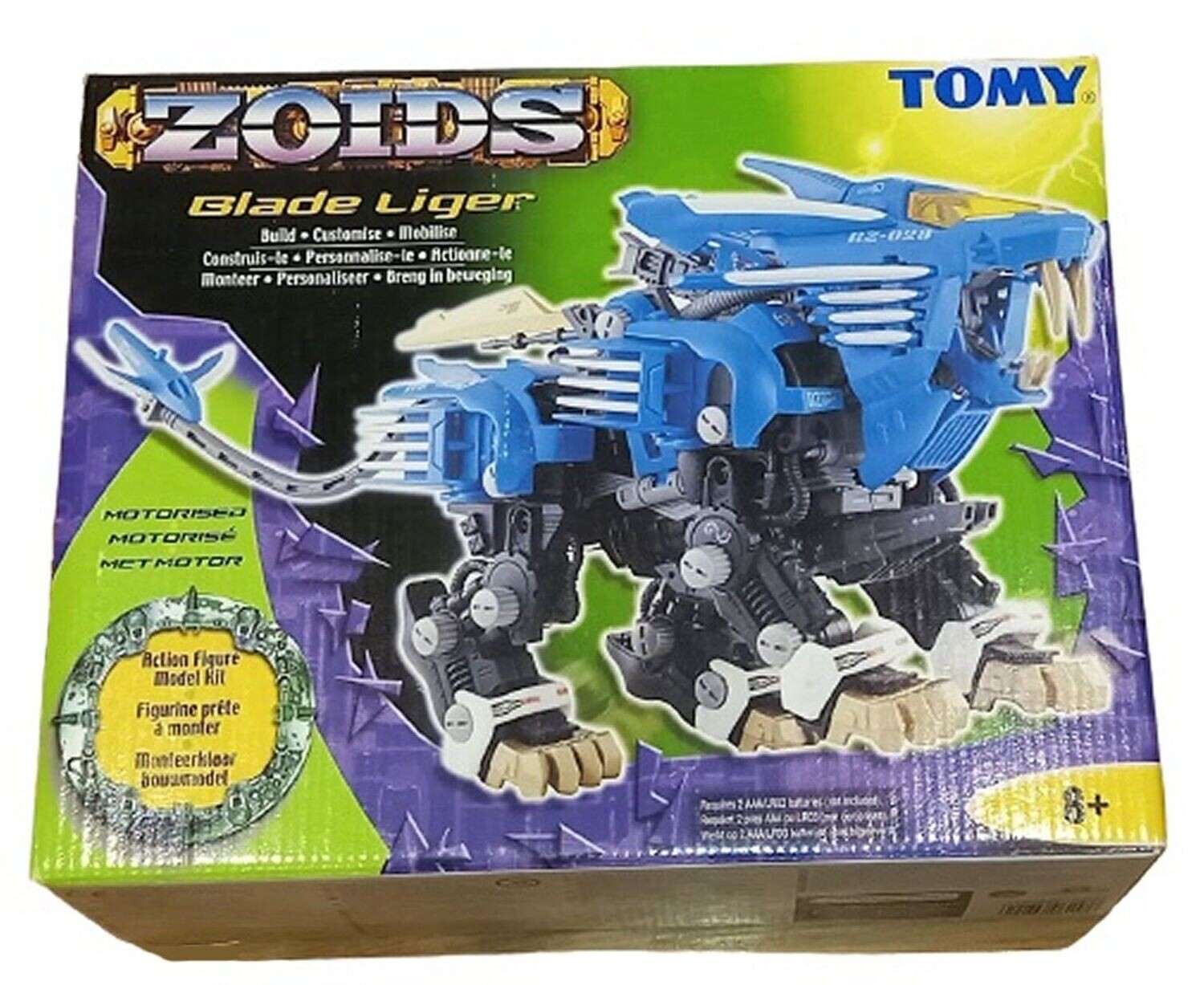 Zoids BLADE LIGER #RZ-028 Helic Republic 2003 Tomy Kit