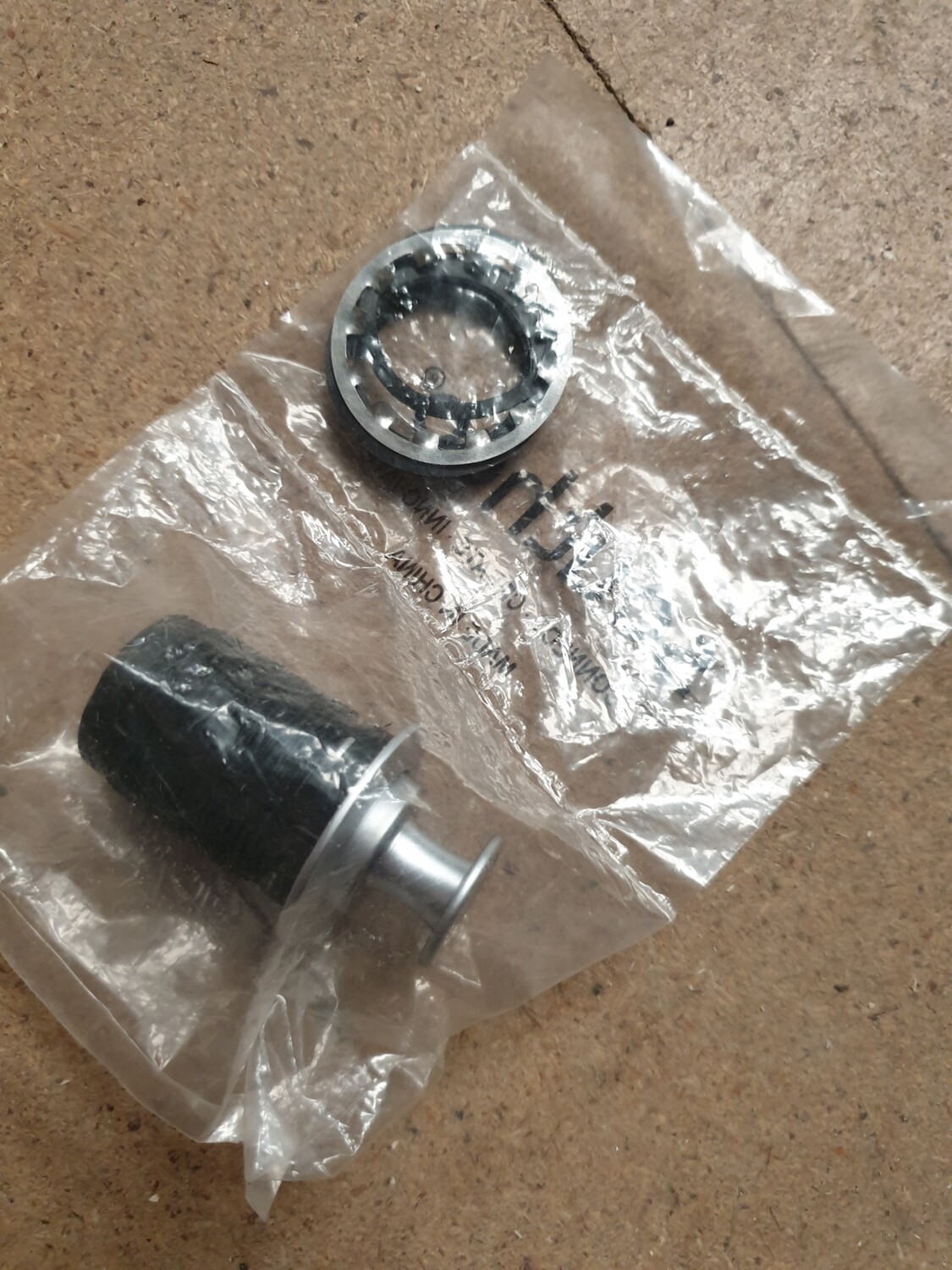 Push button coat hook.