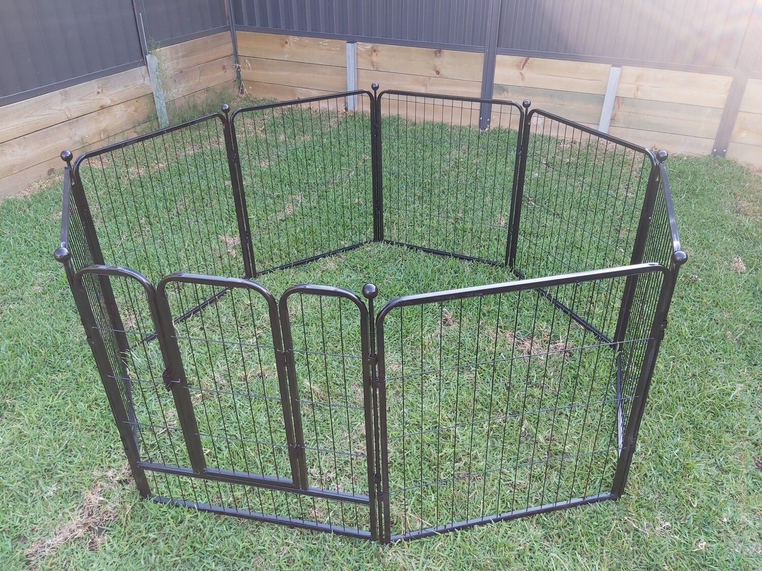 8 Panels Solid Playpen with rods