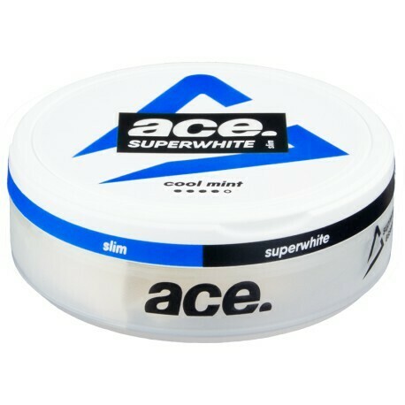 ACE Superwhite Extreme Cool Slim All White | Snus-Hohl