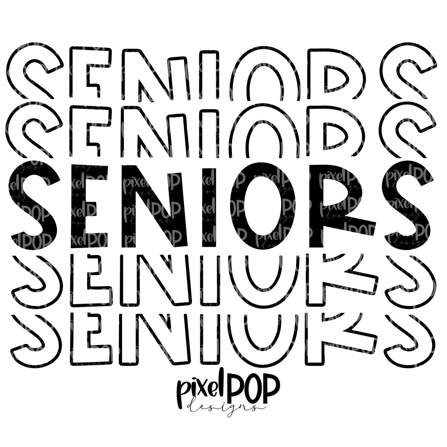 Seniors Five Times Black PNG Class Of Senior Seniors High Seniors Five Times Black PNG Class Of Senior Seniors High