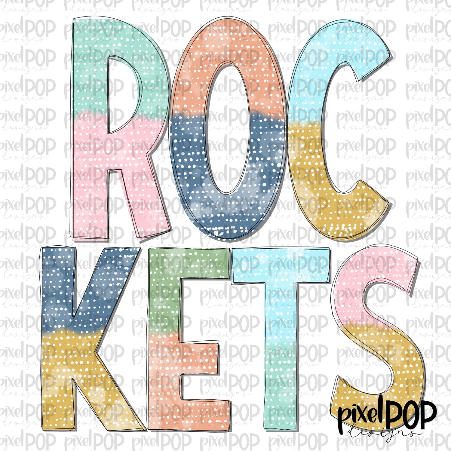 Batik Style Rockets PNG | Team Sublimation Design | Team Spirit Design ...