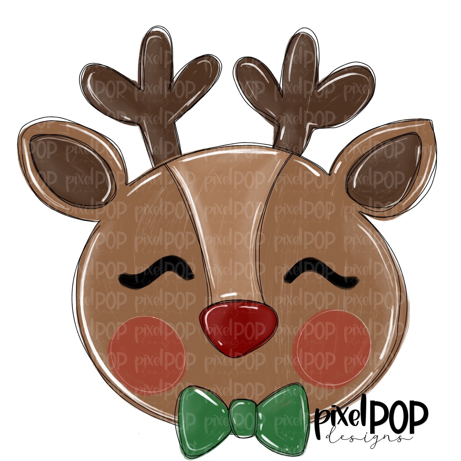 Sweet Reindeer Boy PNG | Christmas Art | Santa | Santa Clip Art | Santa ...