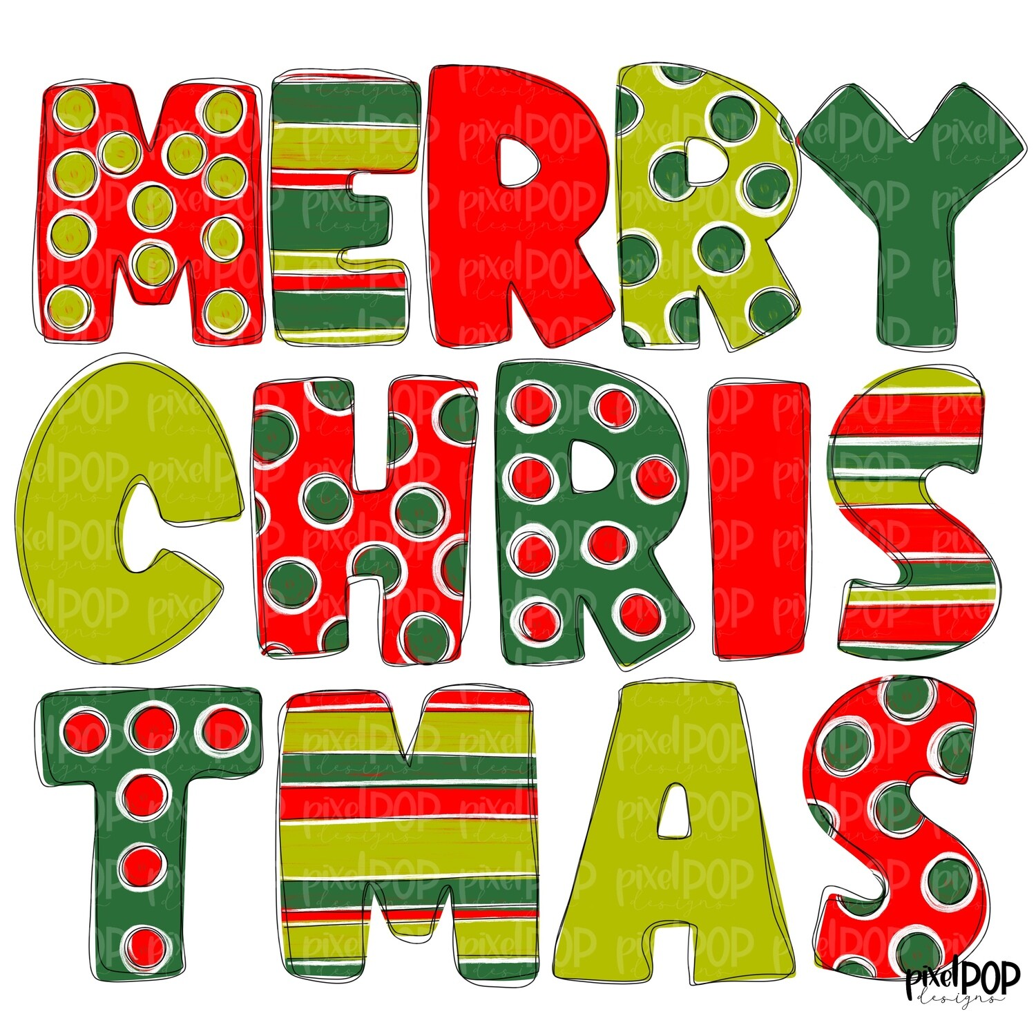 Merry Christmas Traditional PNG | Christmas Art | Christmas | Santa ...