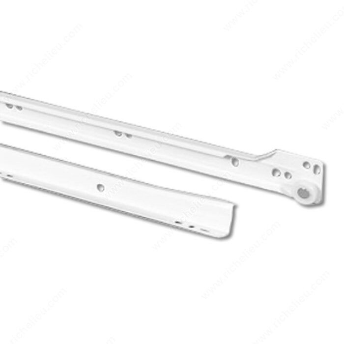 22" WHITE EURO DRAWER SLIDE