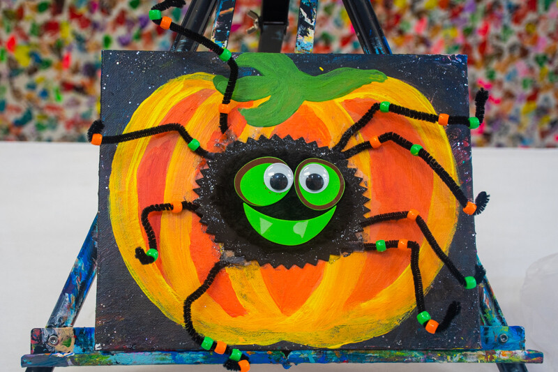 DIY Mosaic Wall Art Painting with crystal. "Spider" - sparkling mosaic ...