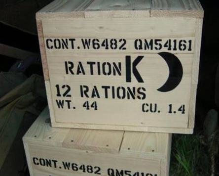 K Ration crate stencils inc plans to build stencil set for re-enactors ...
