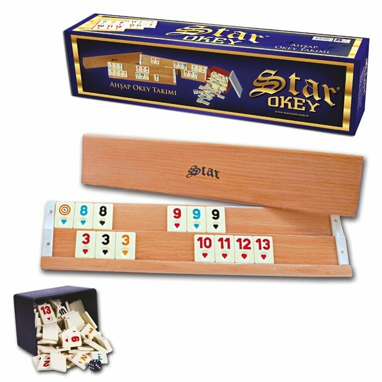 Star PREMIUM 1010013 Rummy Set Stein OKEY TAKIMI