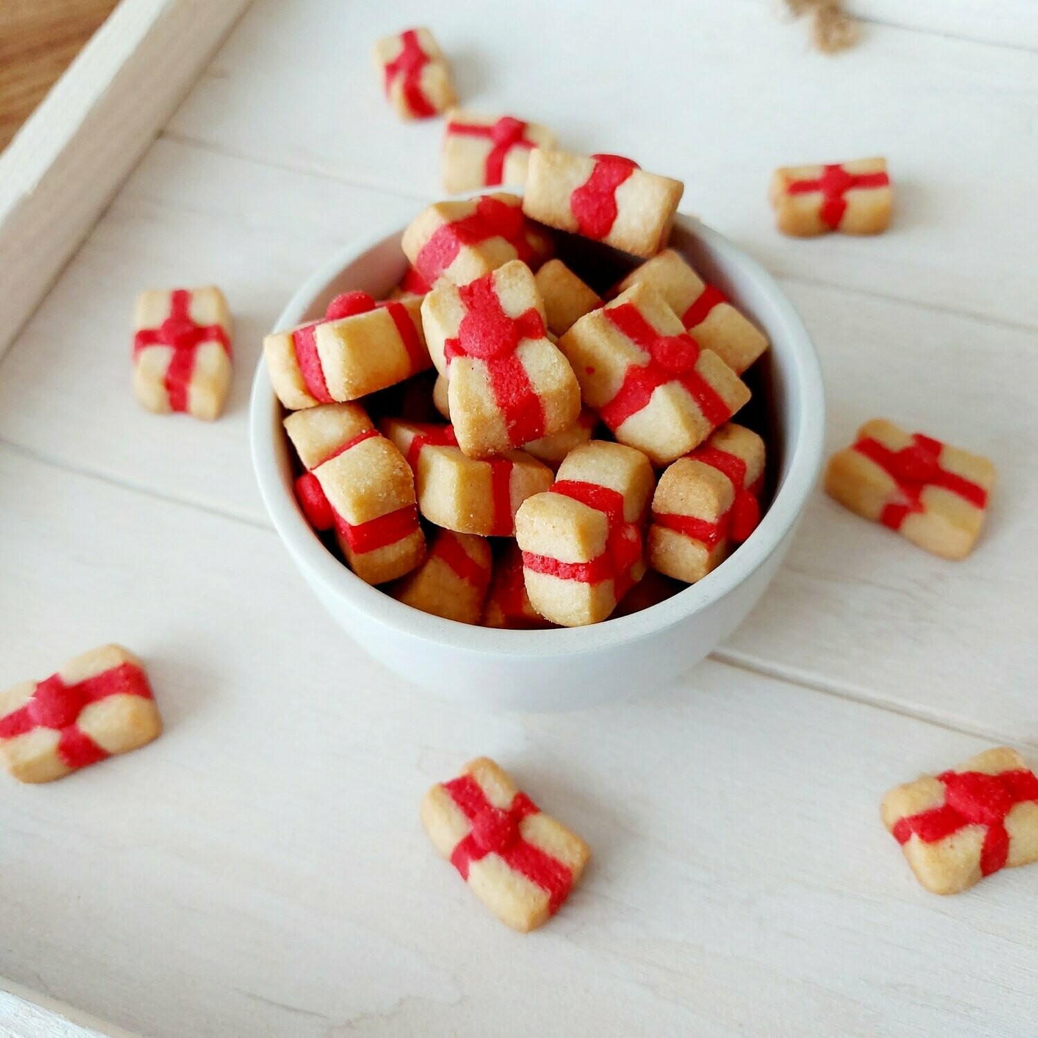 Biscuits en forme de cadeaux