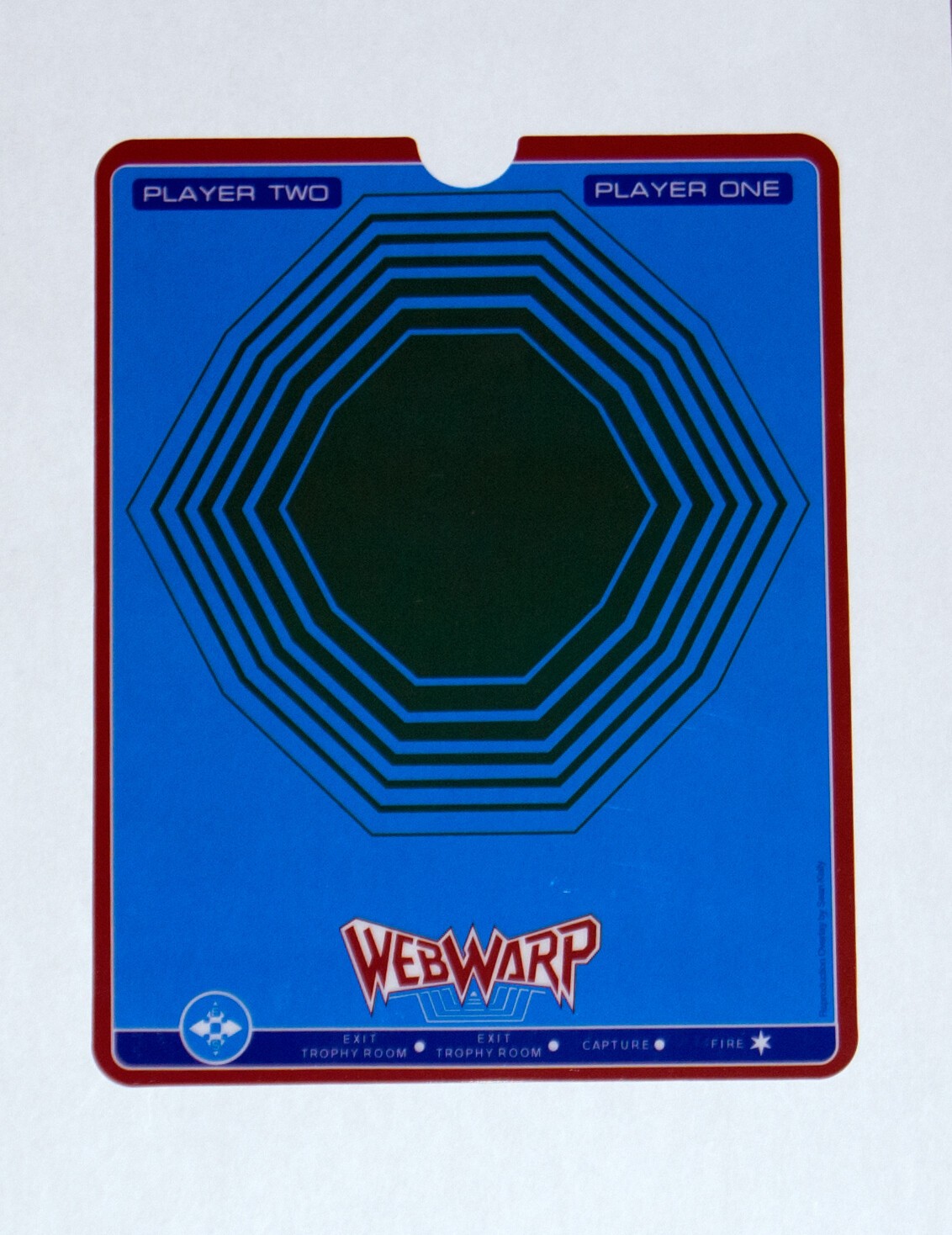 Vectrex Repro Overlay: Web Warp