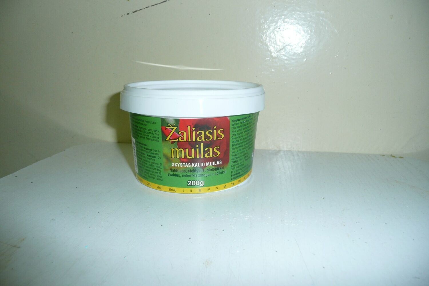 Žaliasis kalio muilas (indelis) 200g | Augalų apsaugos priemonės