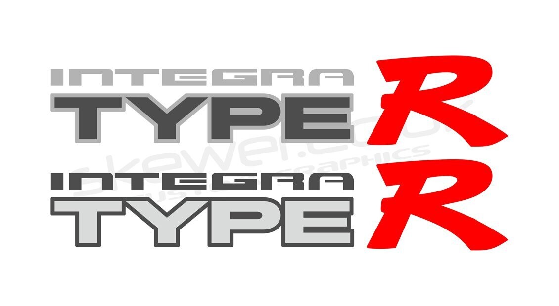 Honda Integra Type R (DC2) side graphics