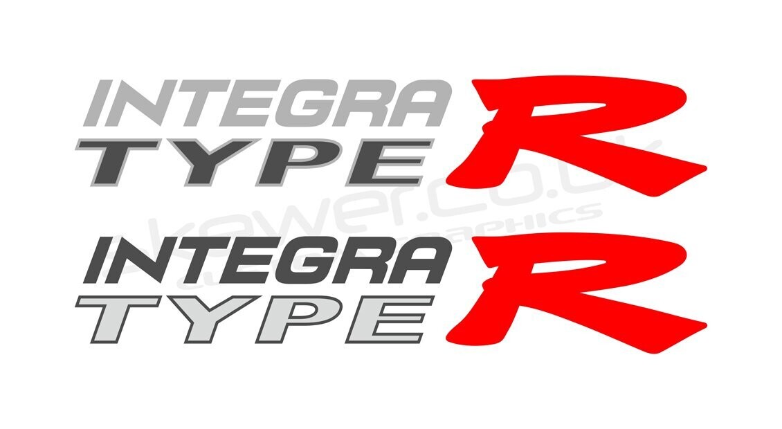 Honda Integra Type R (DC5) side graphics