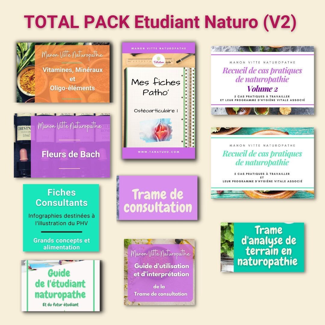 TOTAL PACK Etudiant Naturopathe