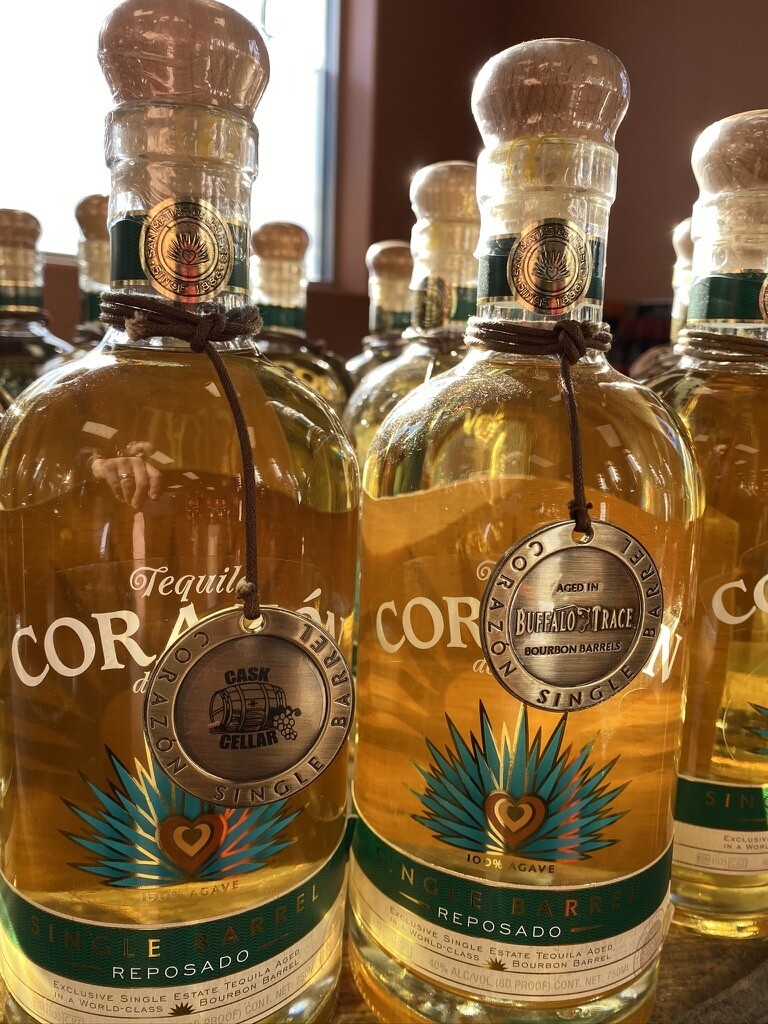 Corazon Reposado Single Barrel Aged in Buffalo Trace Barrels