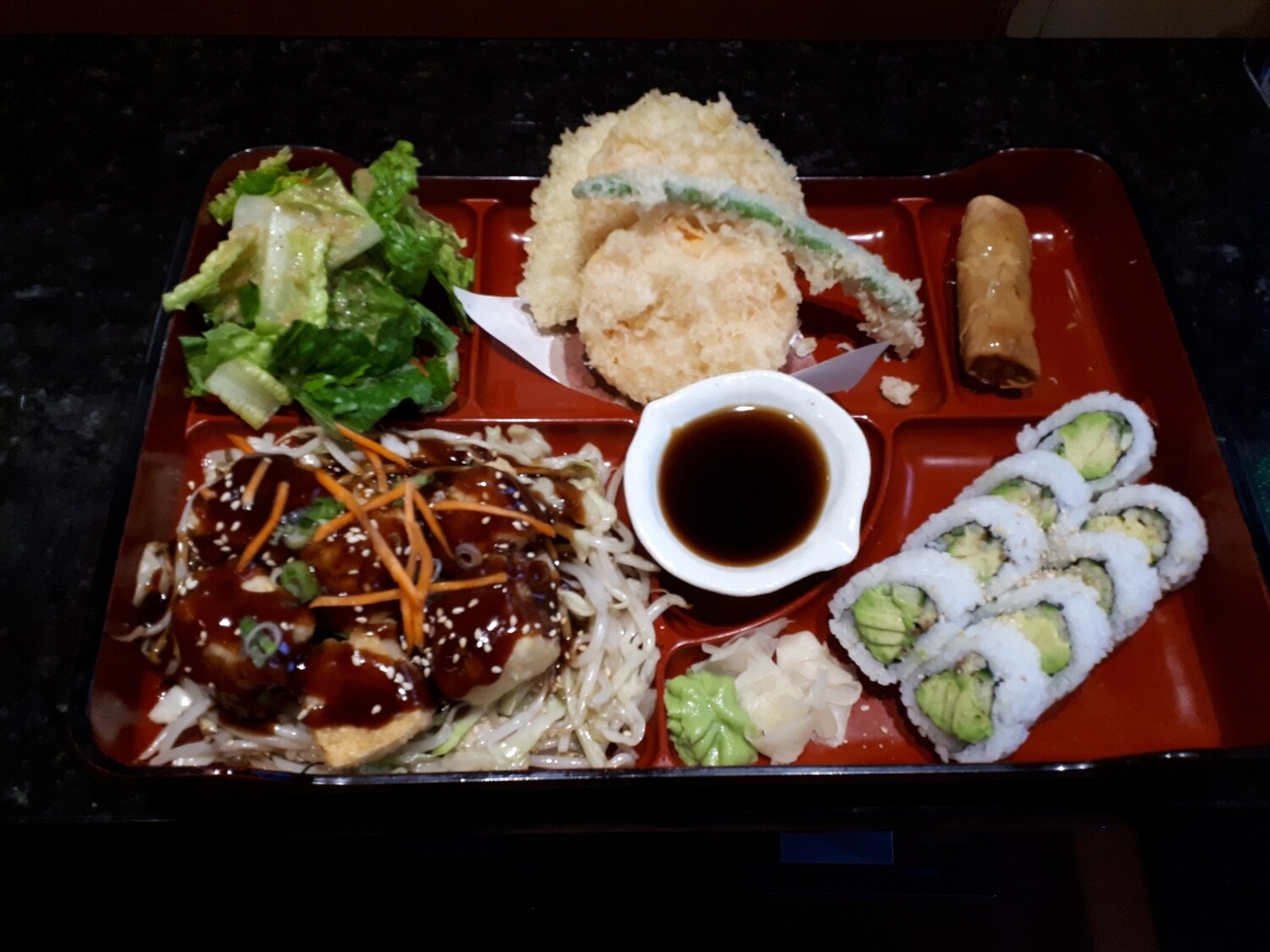 Vegetable Bento - Dinner