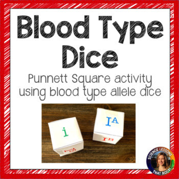 Blood Type Punnett Square Activity - Store - Science Lessons That Rock