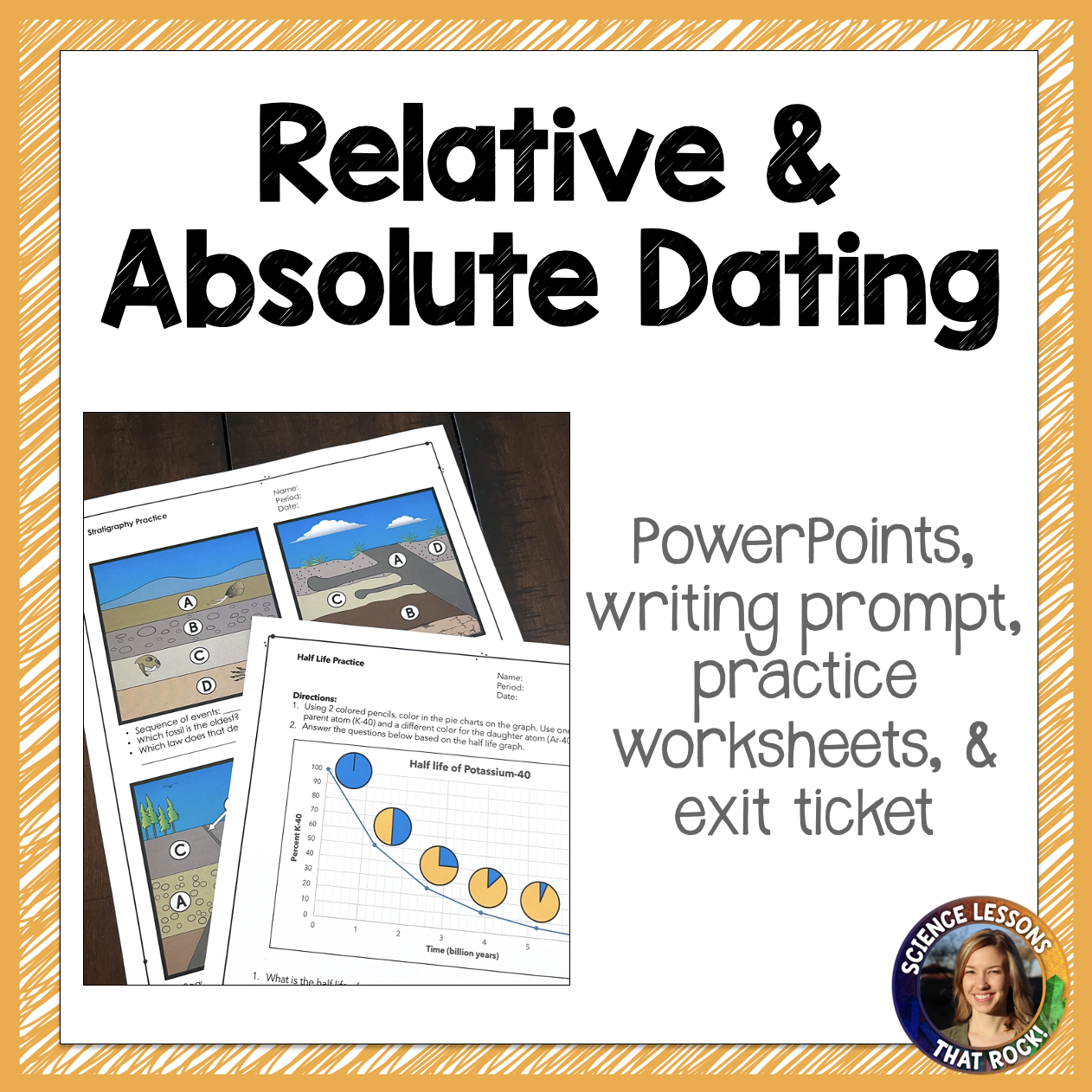 Relative and Absolute Dating Lesson - Store - Science Lessons That Rock