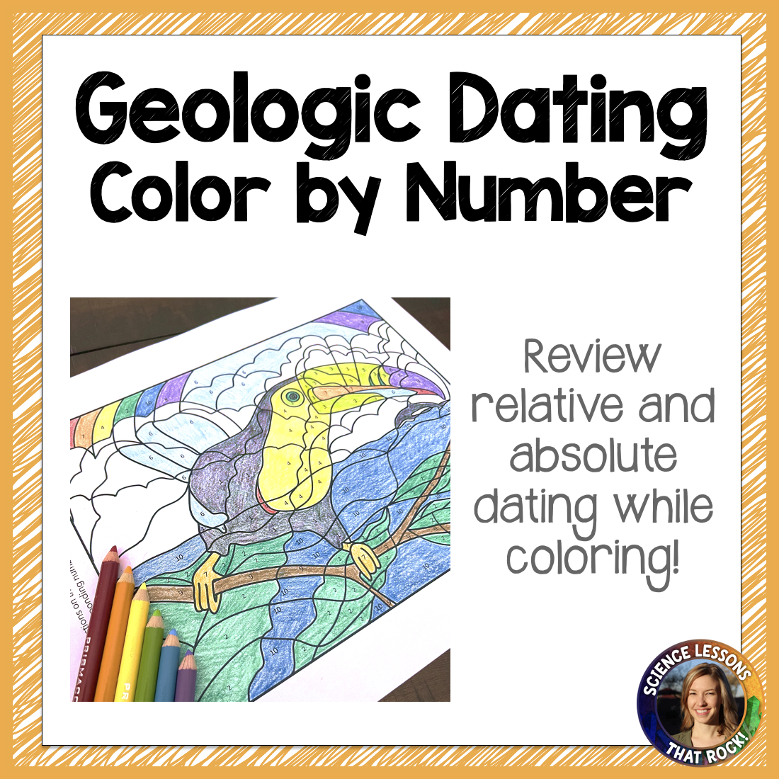 Geologic Dating Color by Number - Store - Science Lessons That Rock