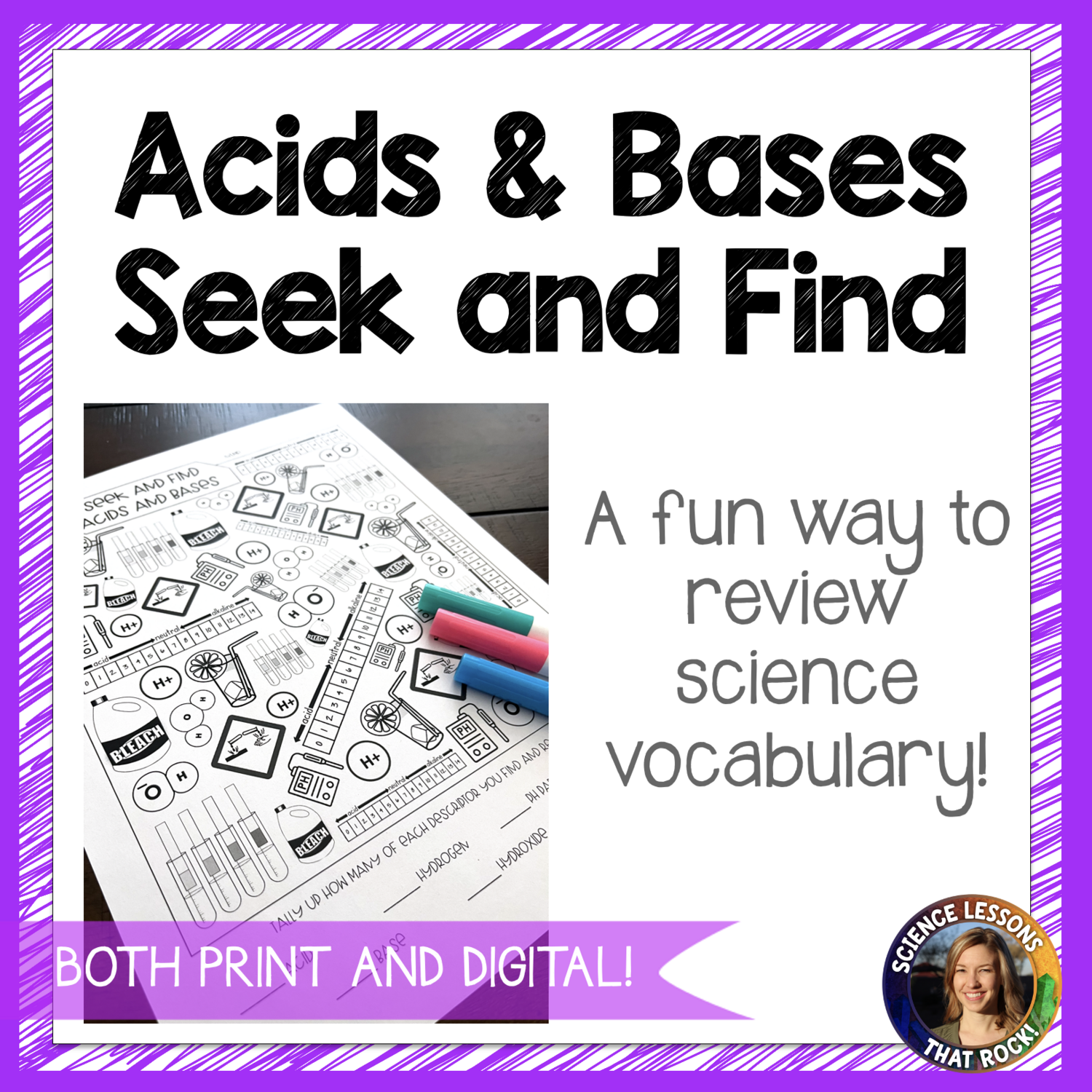 Acids and Bases pH Seek and Find - Store - Science Lessons That Rock