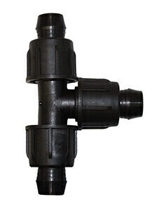 Irritec Perma-Loc Tubing Leak Proof Connector Fitting Twist Lock Tee 3/ ...