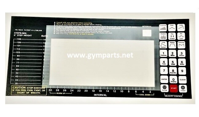 STAIRMASTER DISPLAY OVERLAY