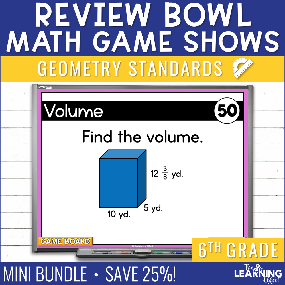 6th Grade Math Geometry Game Shows | Test Prep