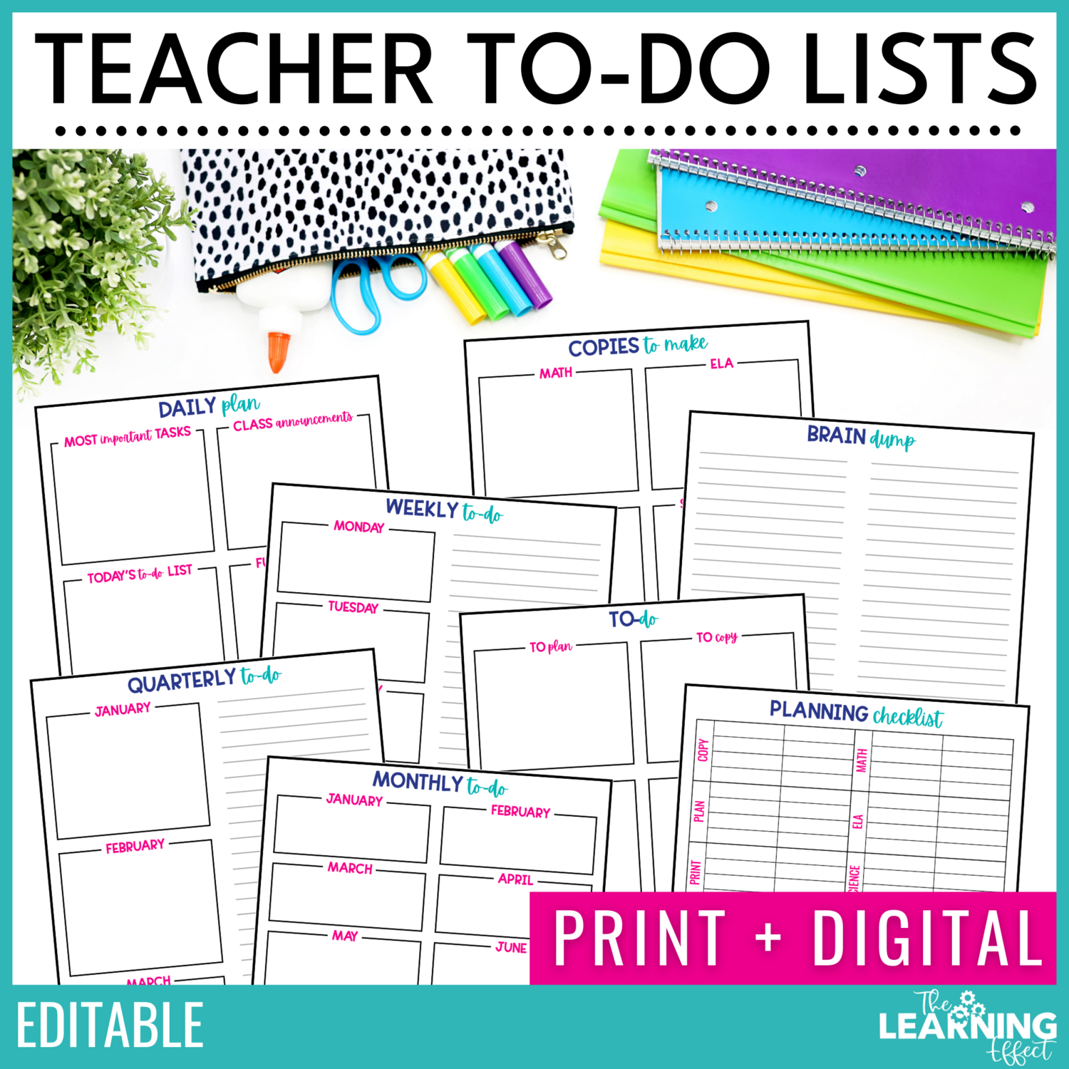 Teacher To Do Lists