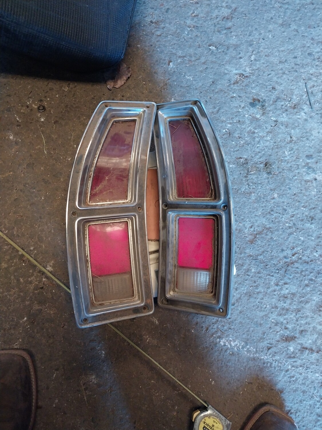 Ranchero tail light lens pair