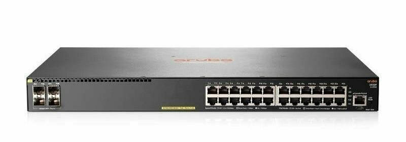 Aruba 2930F 24G PoE+ 4SFP+ Managed Stackable Switch (370W)
