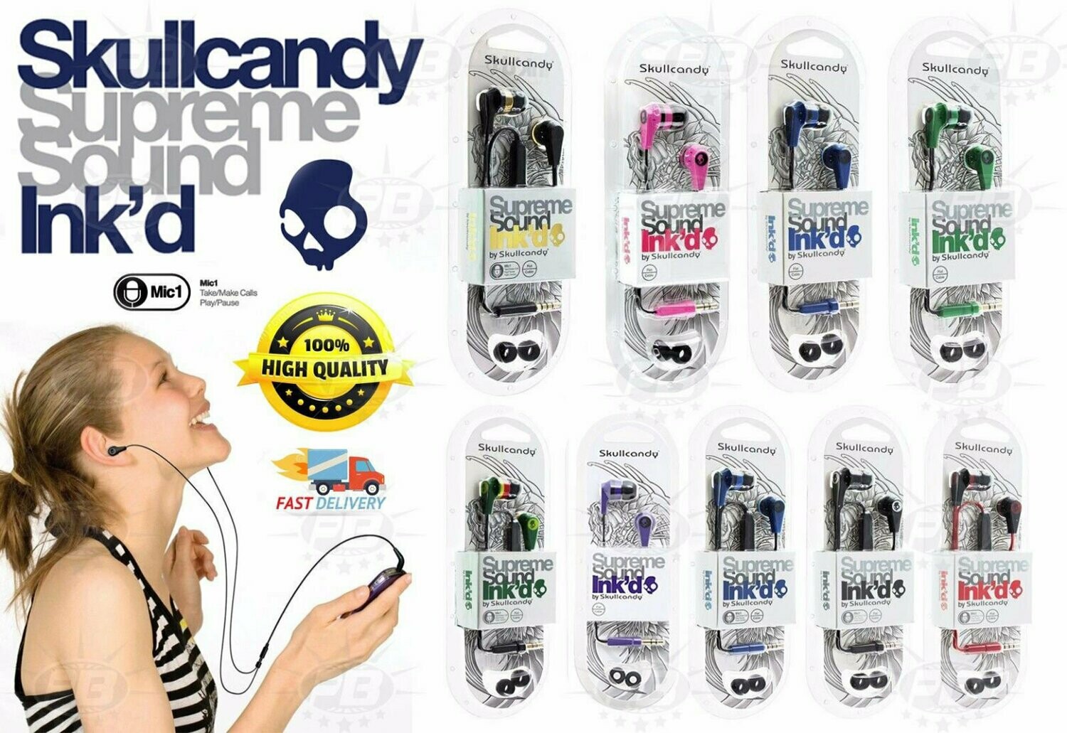 Skullcandy Ink'd 2.0 Noise-Isolating Earbud