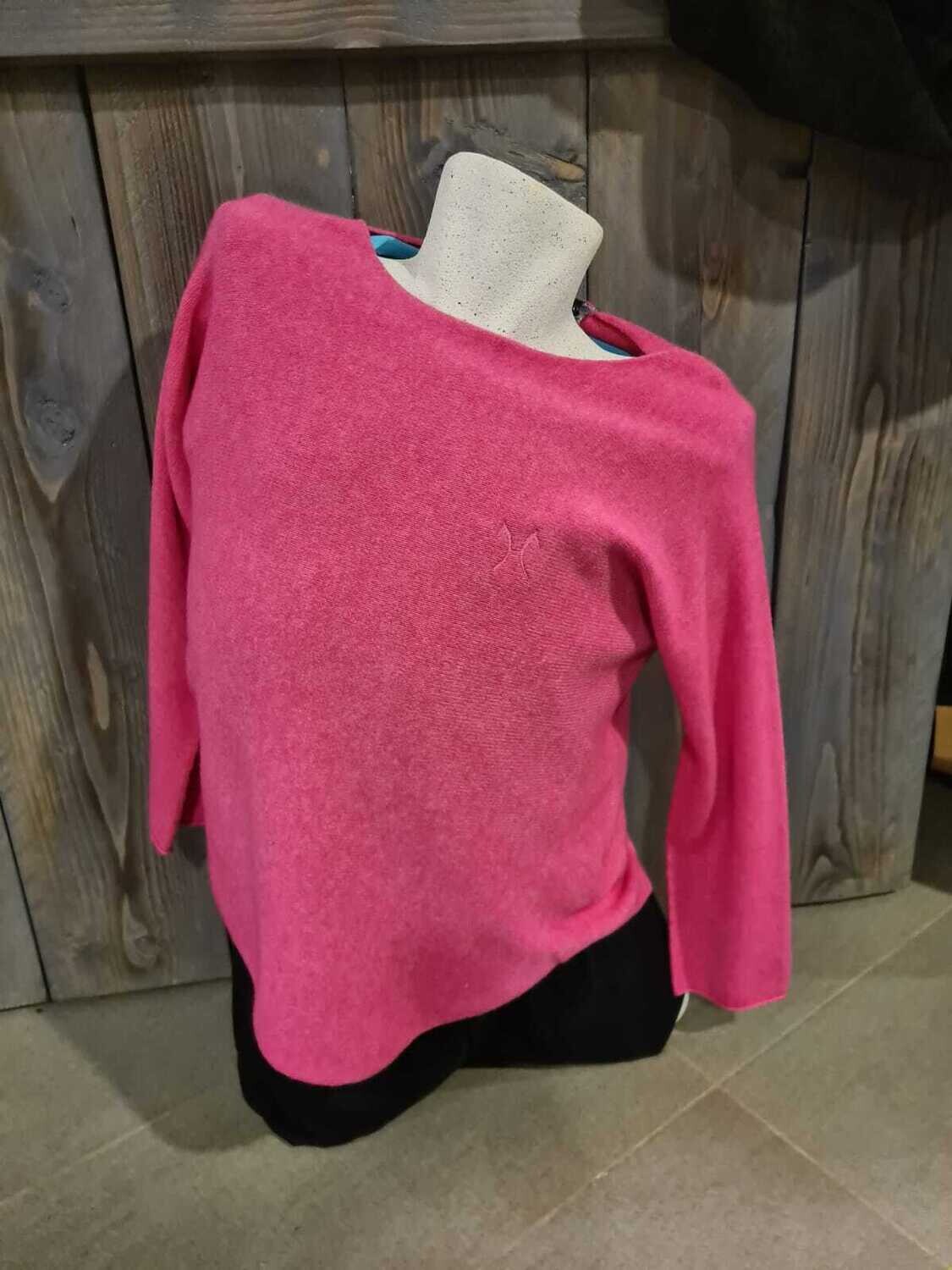 Modischer Pulli pink