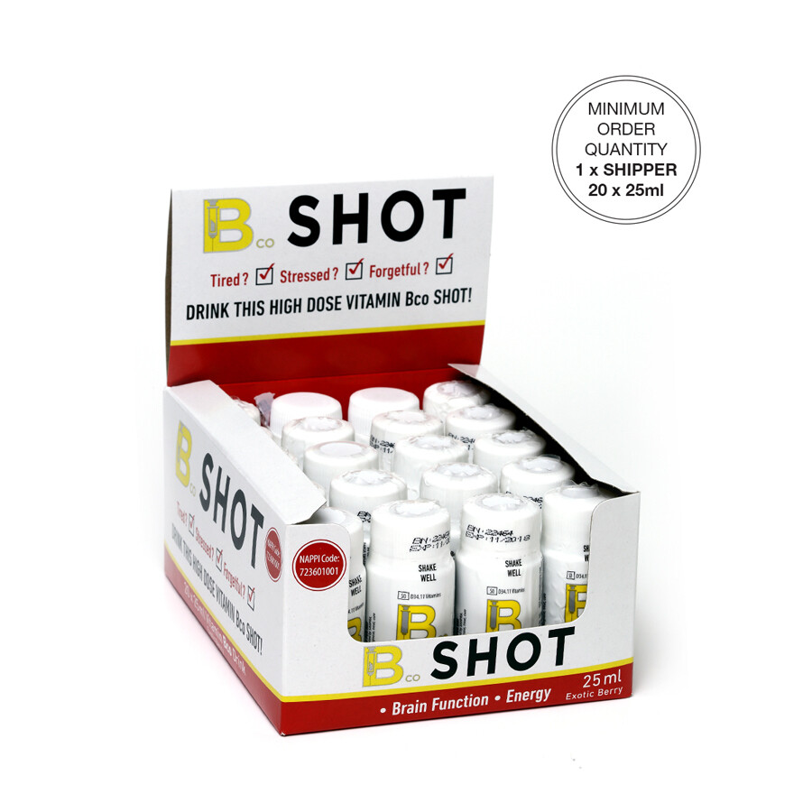 Bco SHOT Exotic Berry [Min. Order 1 Shipper]