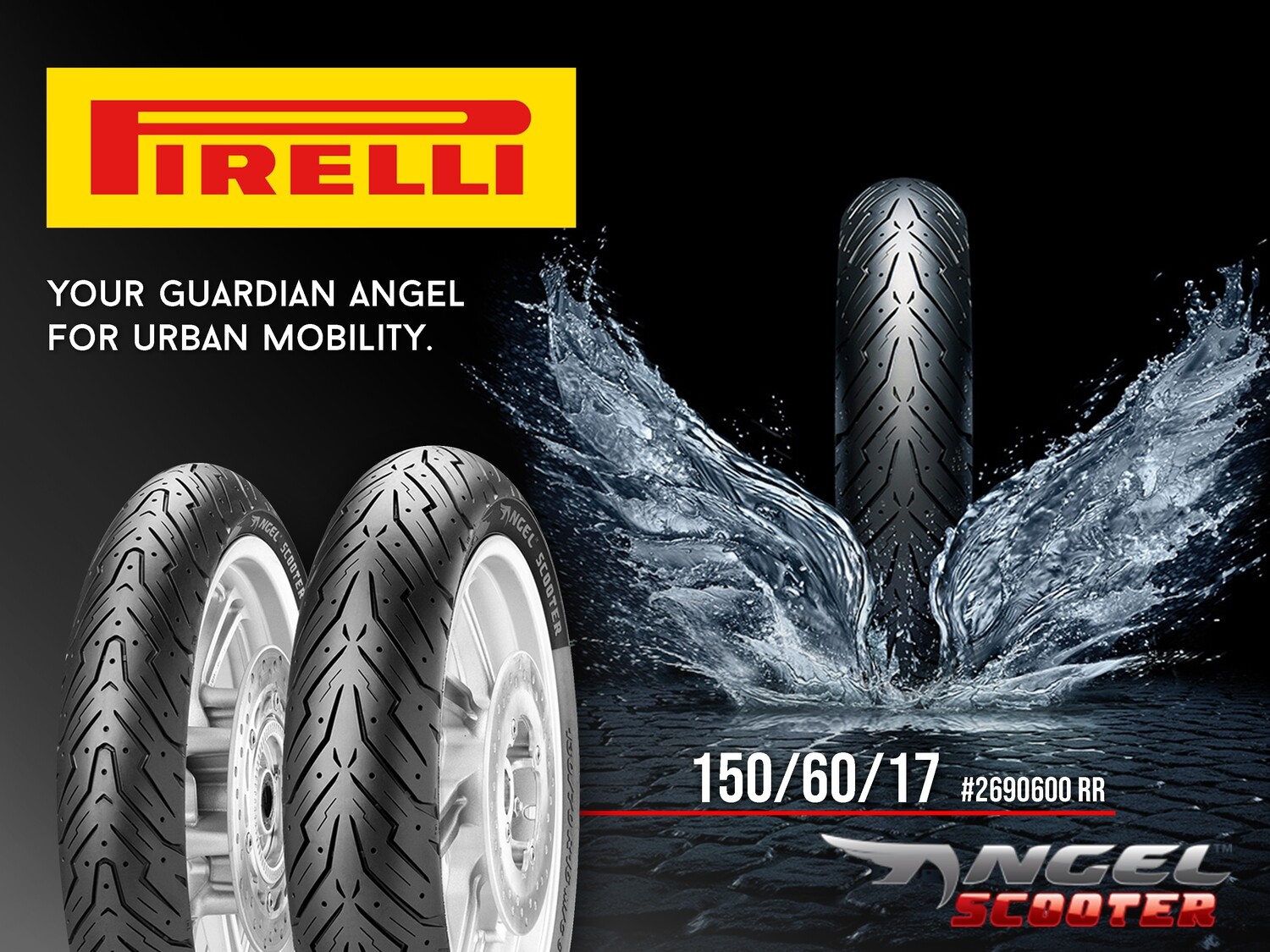 PIRELLI TIRE ANGEL 150/60/17 #2690600 RR
