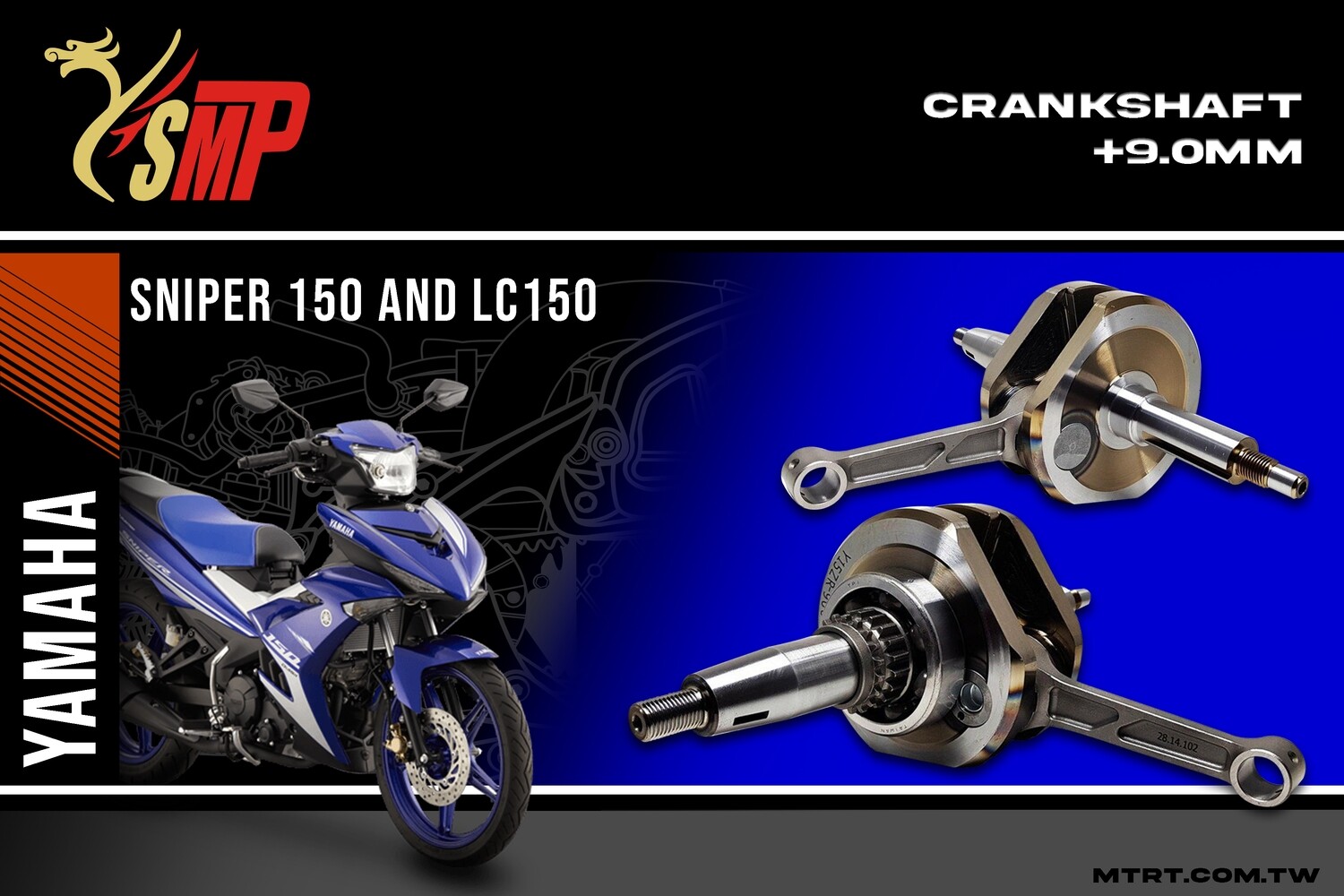 CRANKSHAFT ASSY +9.0mm